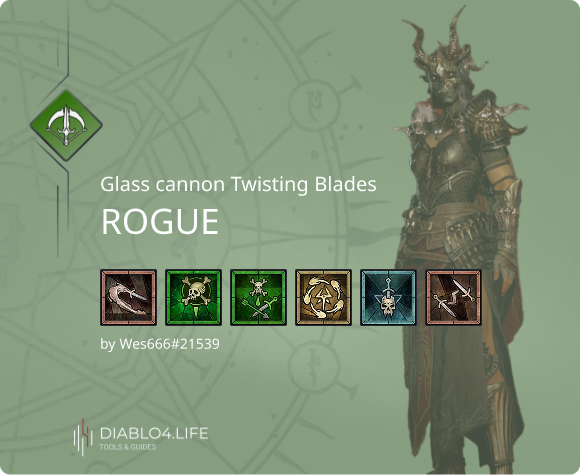 Glass cannon Twisting Blades